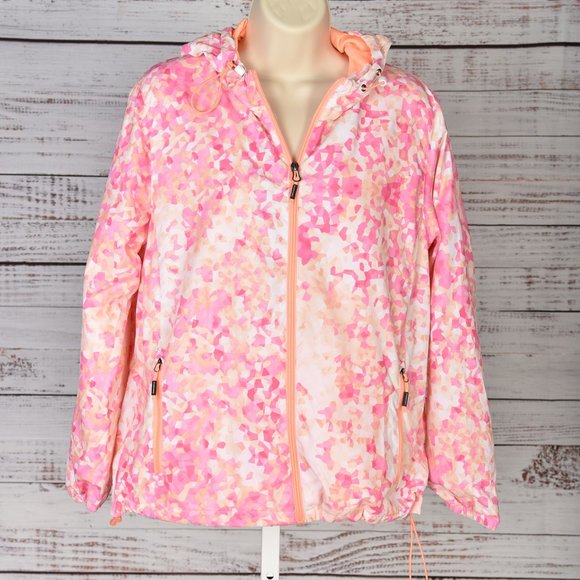 New Balance | Jackets & Coats | New Balance Geometric Multi Colored Zip ...